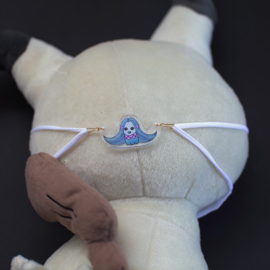 Face Mask Strap Extender of Amabie - Orangkucing Lab